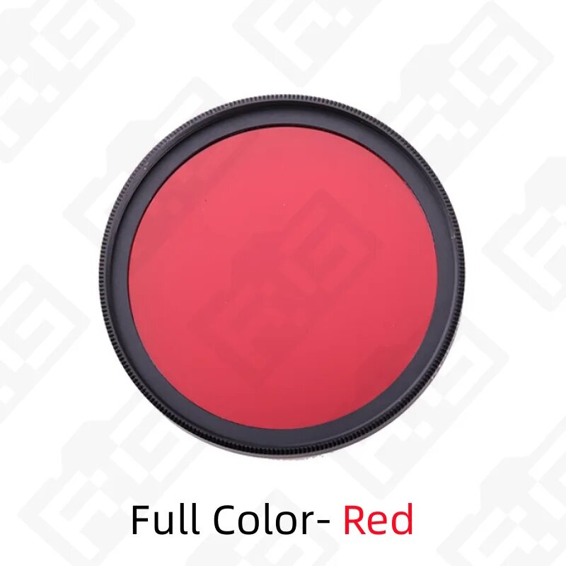 Цветные фильтры RG для GoPro 30-82 мм 30mm, Full Red