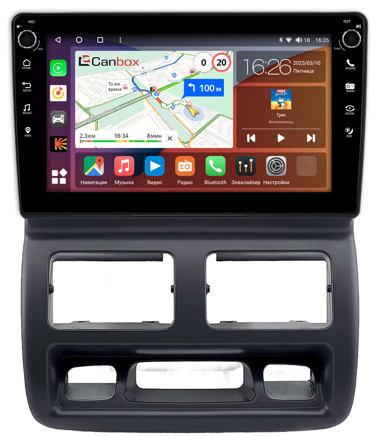 Штатная магнитола Toyota Corolla (E110) 1995-2002 (левый руль) Canbox H-Line 7803-9-2279 Android 10 (4G-SIM, 4/64, DSP, IPS) С крутилками