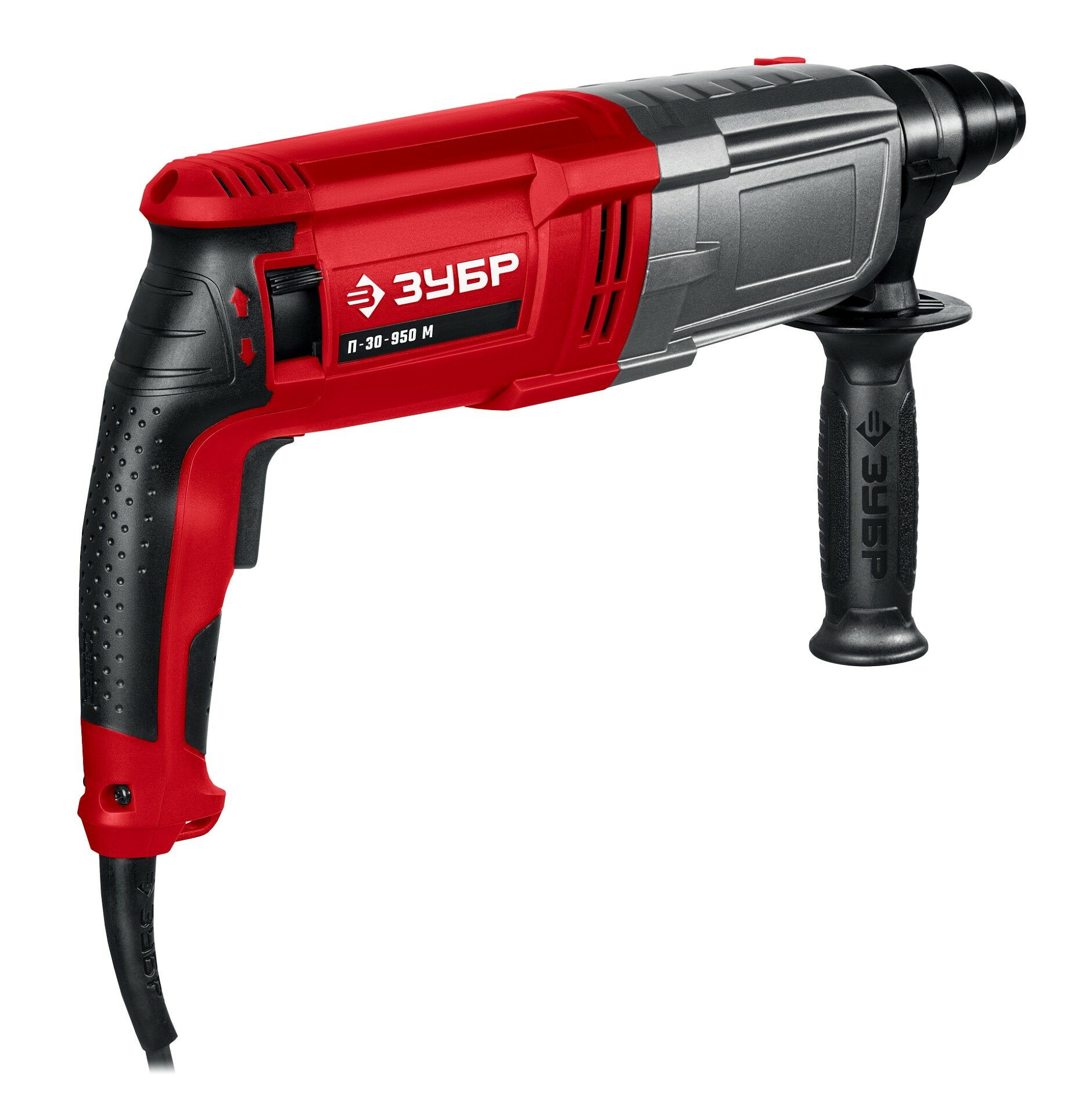 Перфоратор ЗУБР SDS-plus 30 мм, 950 Вт с металлическим редуктором П-30-950 М