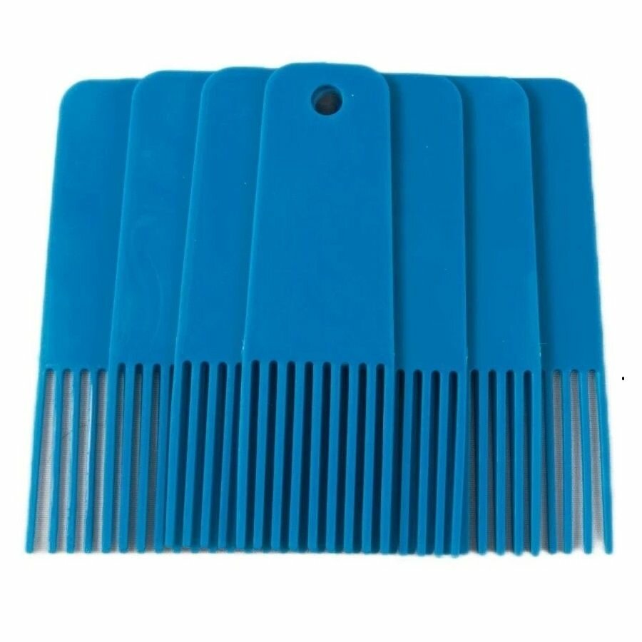 Набор скребков-гребенок пластиковых STMDecor D1130 4шт (20*50*75*100мм)