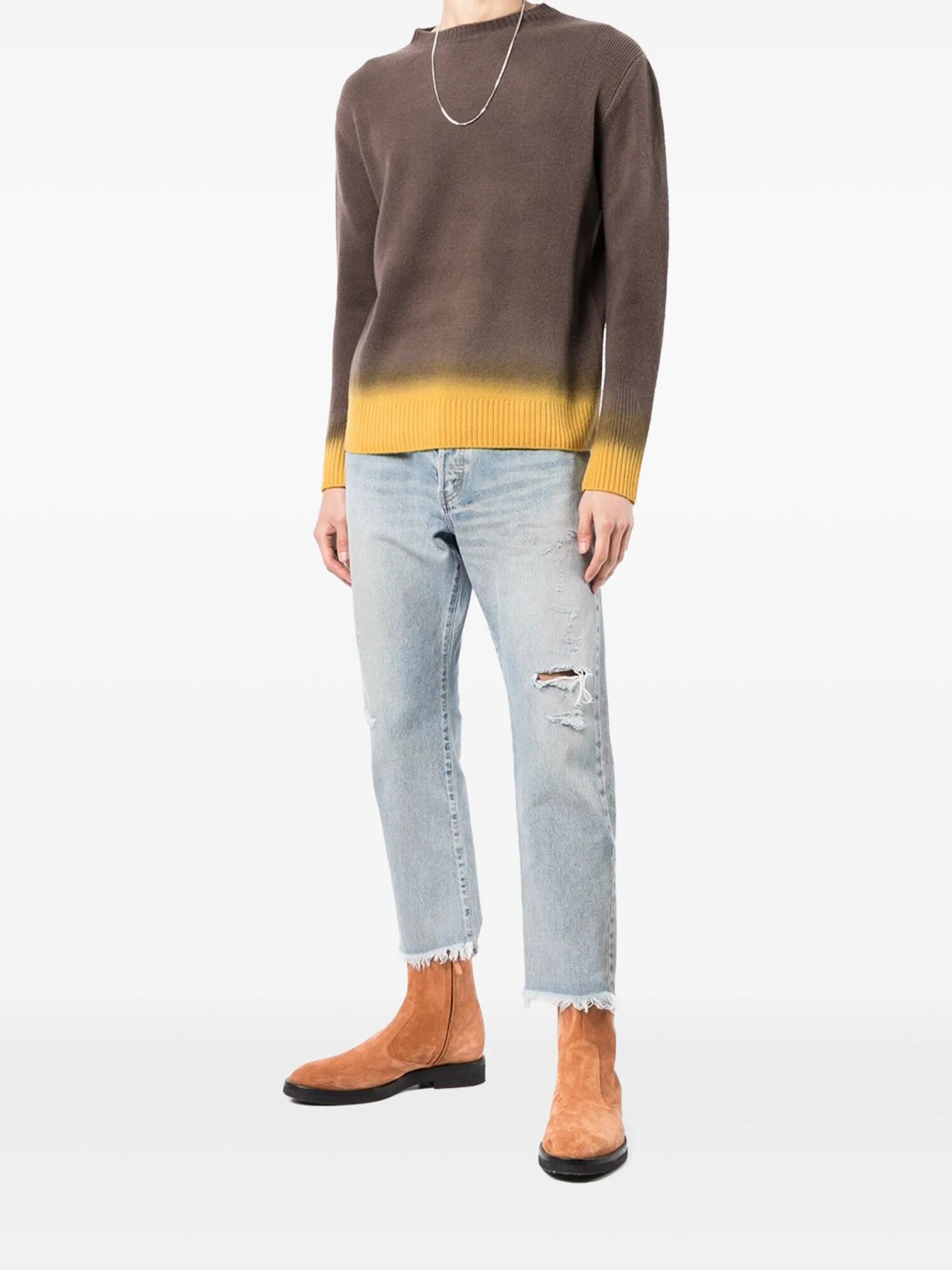 Джемпер Nick Fouquet, размер 48 IT, коричневый — фото 1
