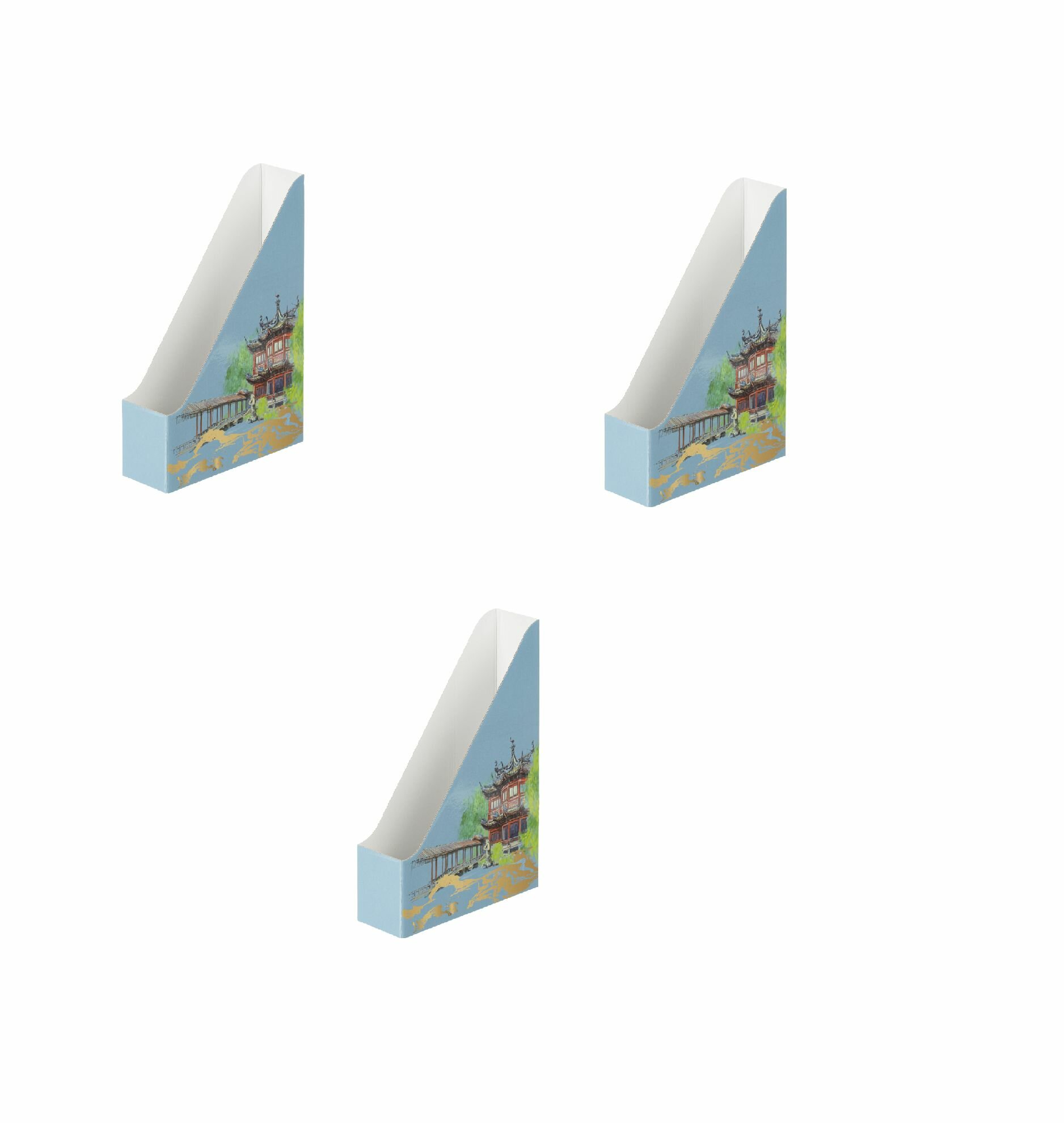 Attache Selection Лоток вертикальный Travel, 75мм, 3 уп