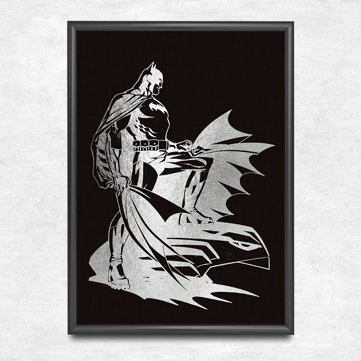 Постер на стену Бэтмен / плакат интерьерный Batman. Бетмен. Темный рыцарь. Супергерой