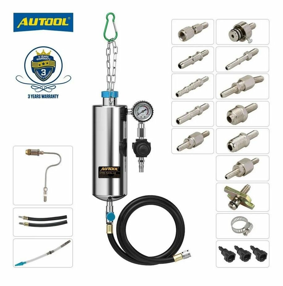 Стенд для промывки форсунок AUTOOL C80. Без разборки.