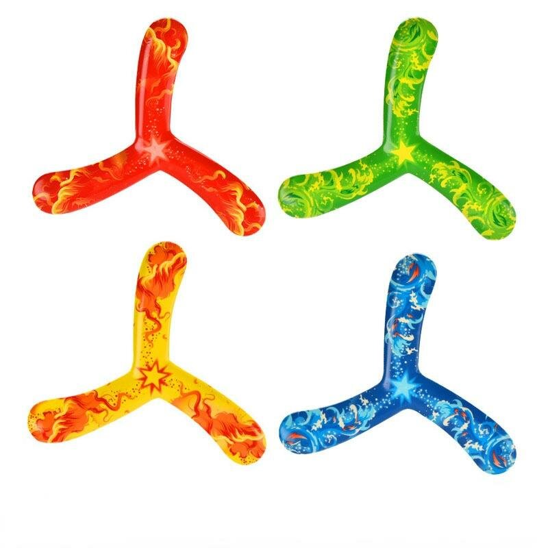 1 шт. Спорт на открытом воздухе летающий антистрессовый трехлистный бумеранг для детей забавные интерактивные игры фрисб