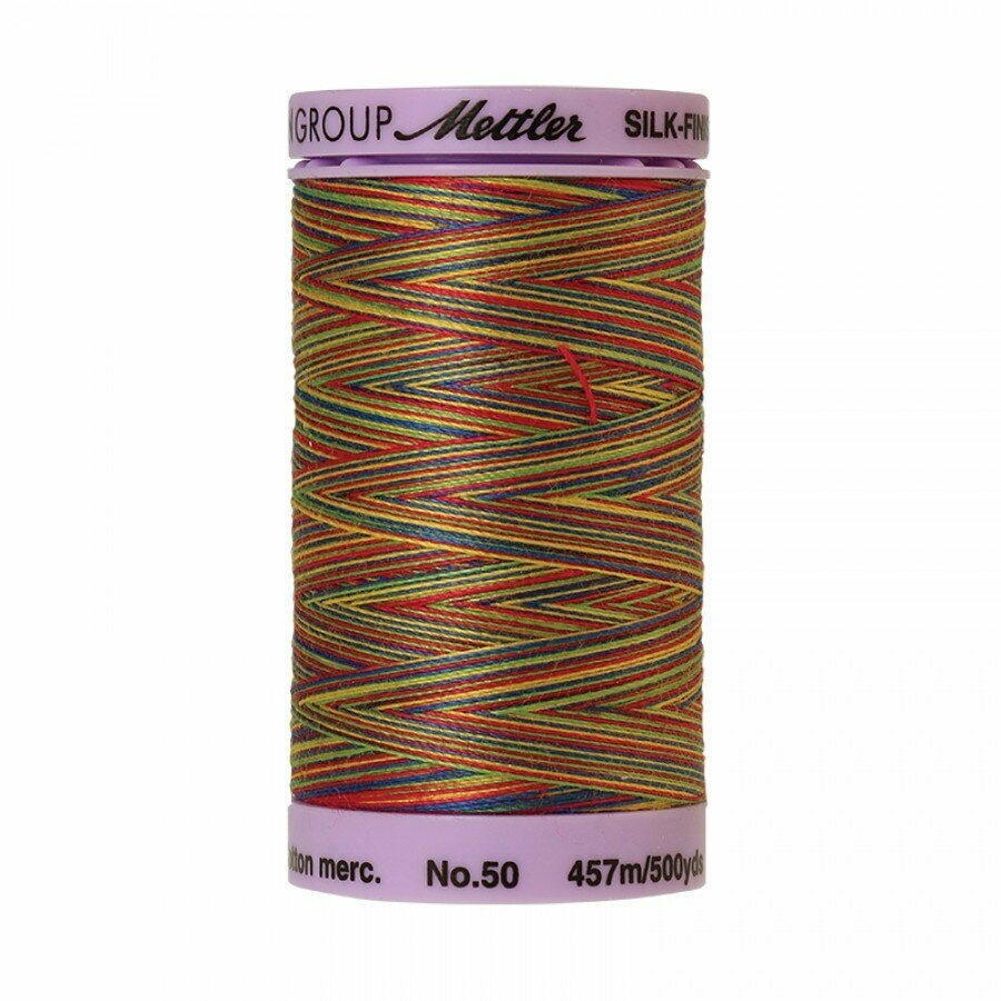 Нить для машинного квилтинга SILK-FINISH MULTI COTTON 50, 457 м 9824 Prime Kids