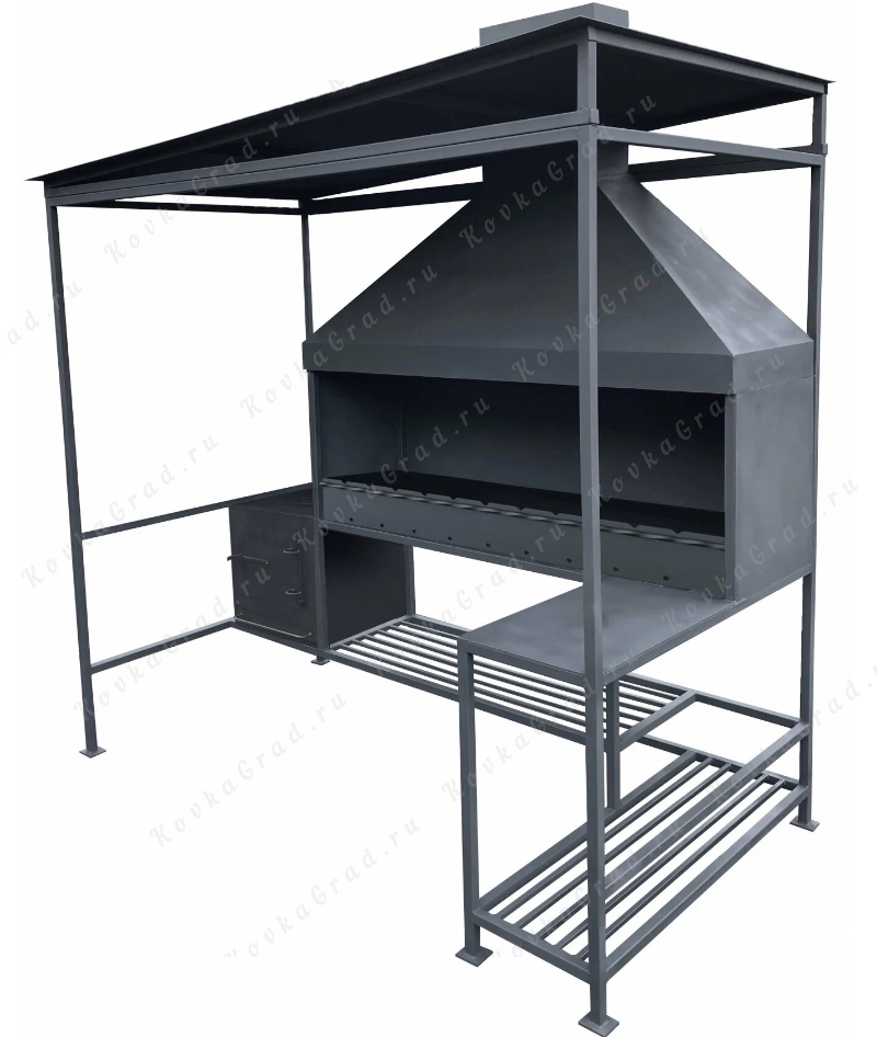 Мангал с крышей "Воронеж"