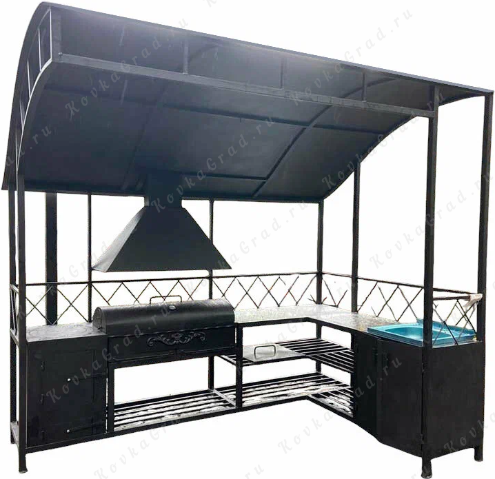 Мангал с крышей "Владимир"