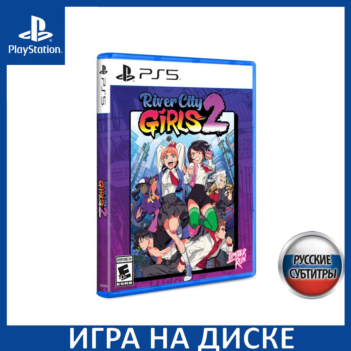 Игра River City Girls 2 (Limited Run #034) Русская версия PS5 Английский язык Диск на PlayStation 5