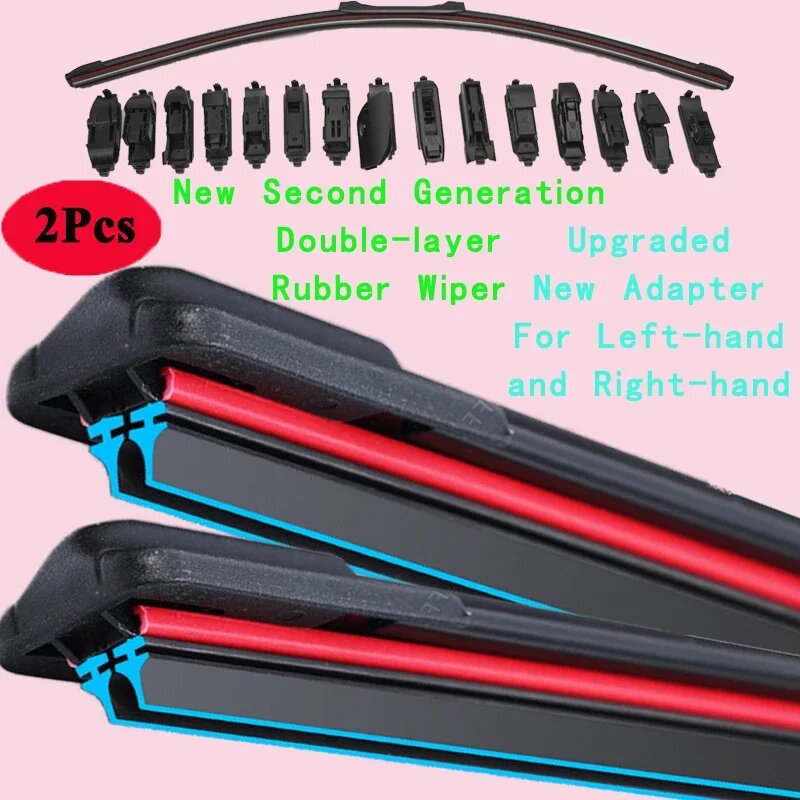 2x для ZOTYE Z8 T700 2017 2018 2019 2020 2021 лобовое стекло автомобиля, безрамные щетки стеклоочистителя, резиновый резак, переднее стекло, авто