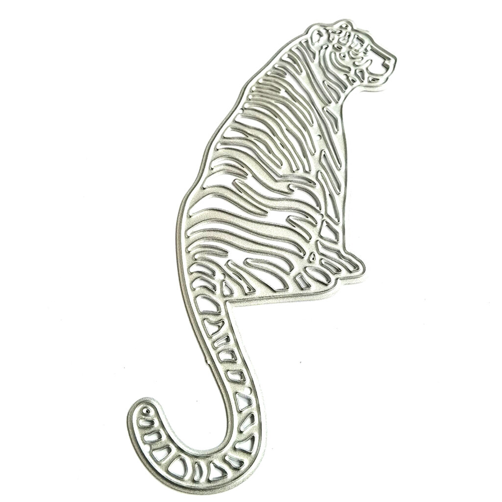 Тигр Из Углеродистой Стали Режущие Штампы Металлический Трафарет Шаблон Плесень Из Углеродистой Стали Плесень Для Тиснения Ремесло Украшение для Домашнего Изготовления