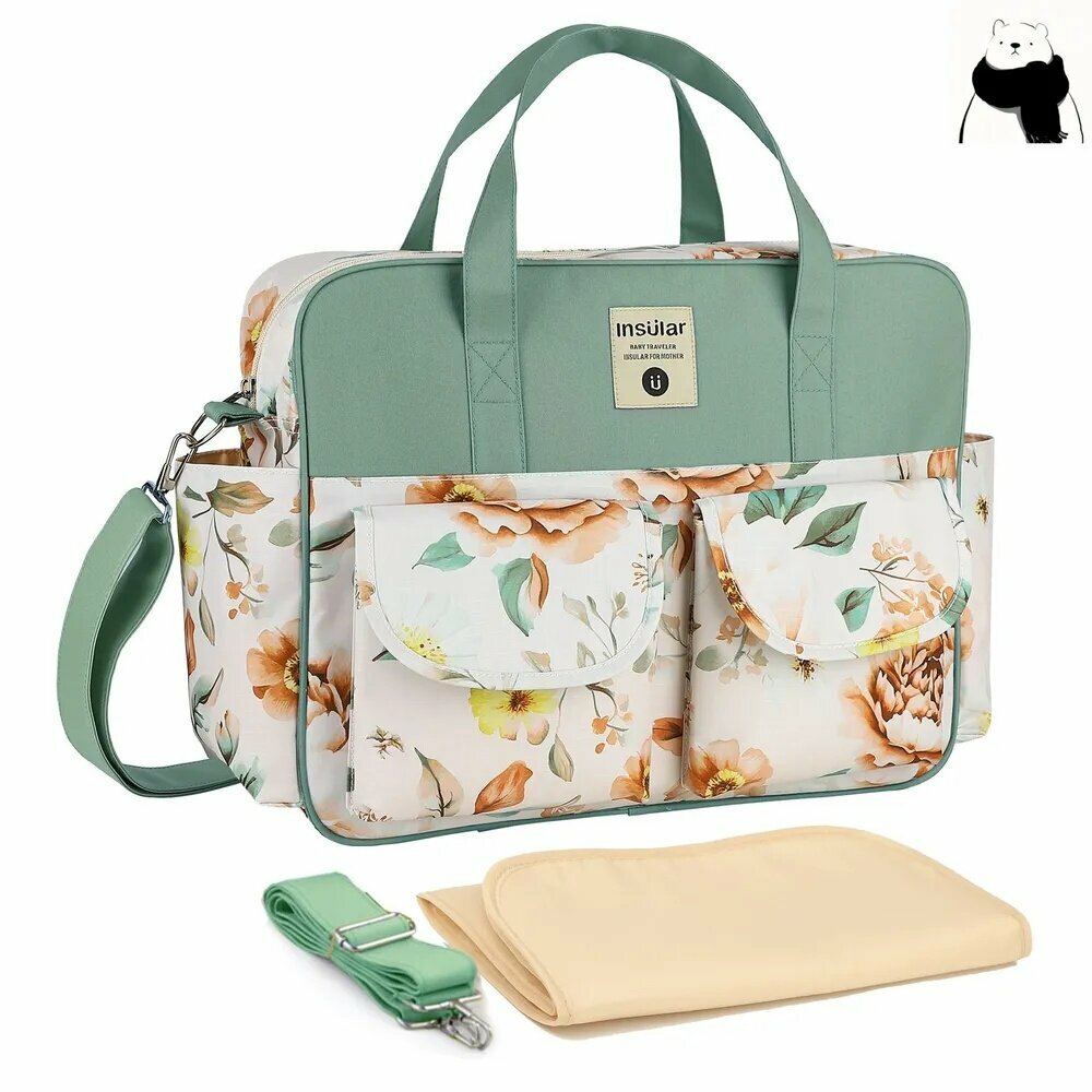 Diaper bag Сумка органайзер для коляски и мамы с термокарманами