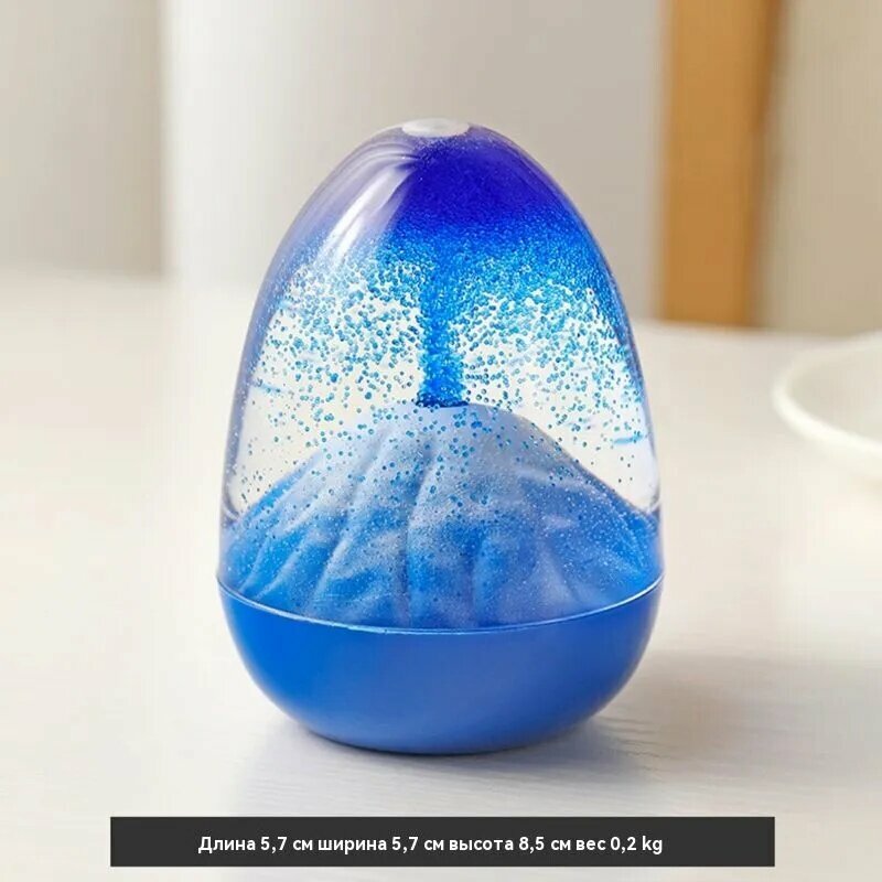 Антистресс-игрушка "Извержение вулкана" масляный песочный таймер для детей и взрослых