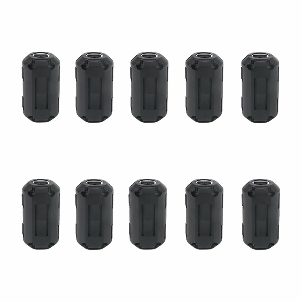 10 шт. Ферритовые Фильтры-Защелки Диаметр 5мм для Видеокабелей и Шнуров Питания