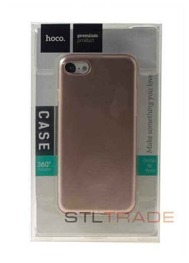 Силиконовый чехол HOCO Dream Series для iPhone 7 4,7 розовое золото