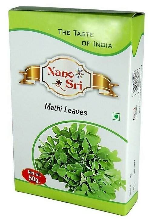 Листья пажитника (фенугрека, шамбалы) Nano Sri 75 г