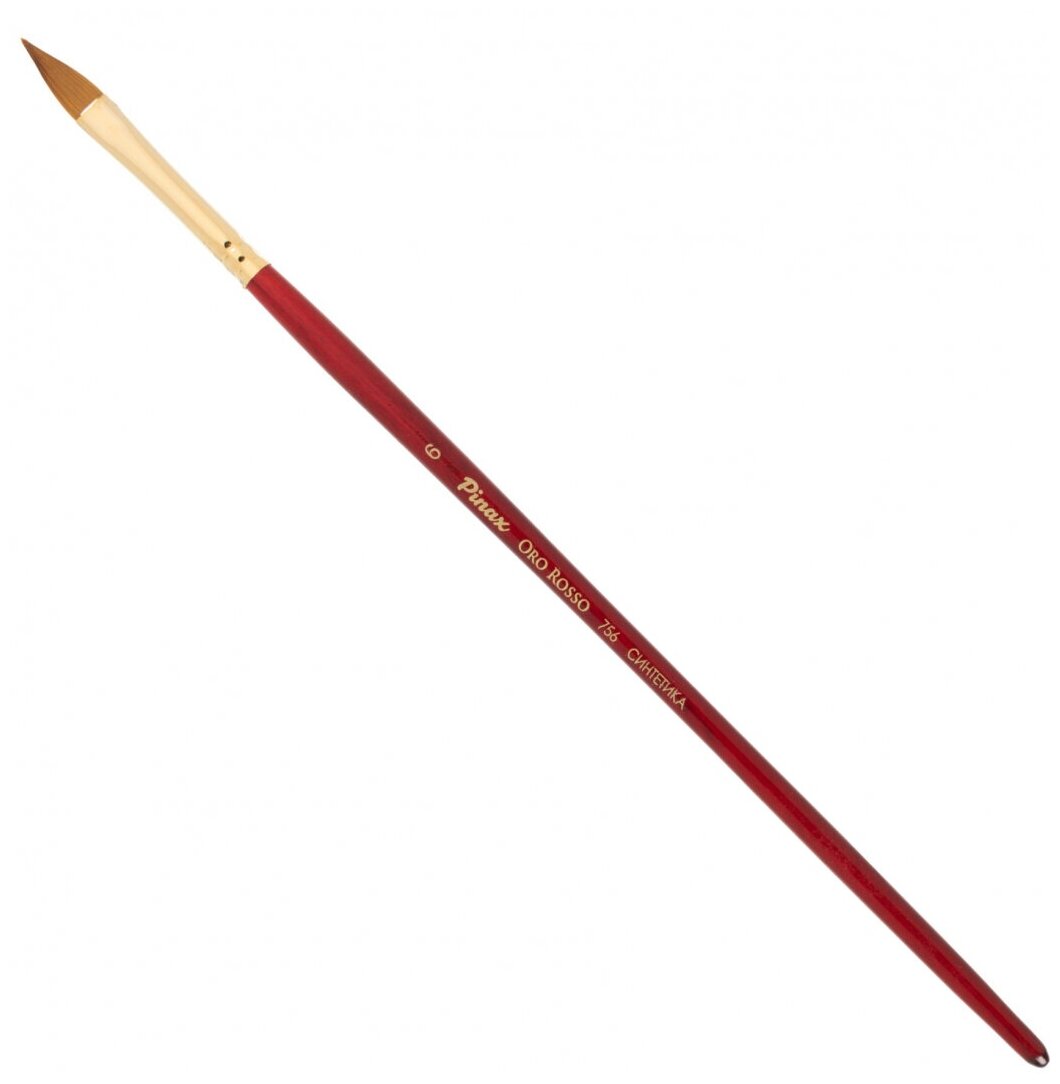 Pinax Кисть Pinax "Oro Rosso", синтетика, плоскоовальная язык №6 sela25