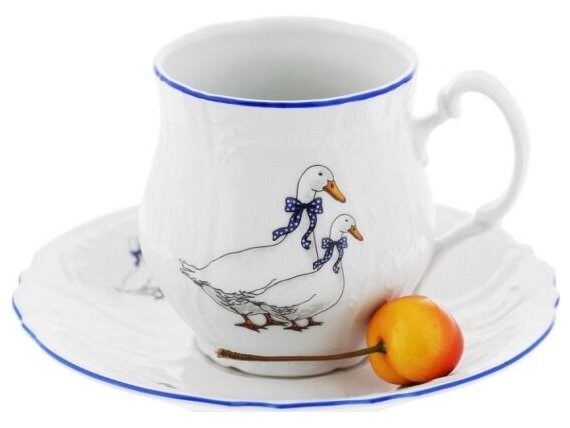 Чайная пара Bernadotte "Гуси" 310 мл.