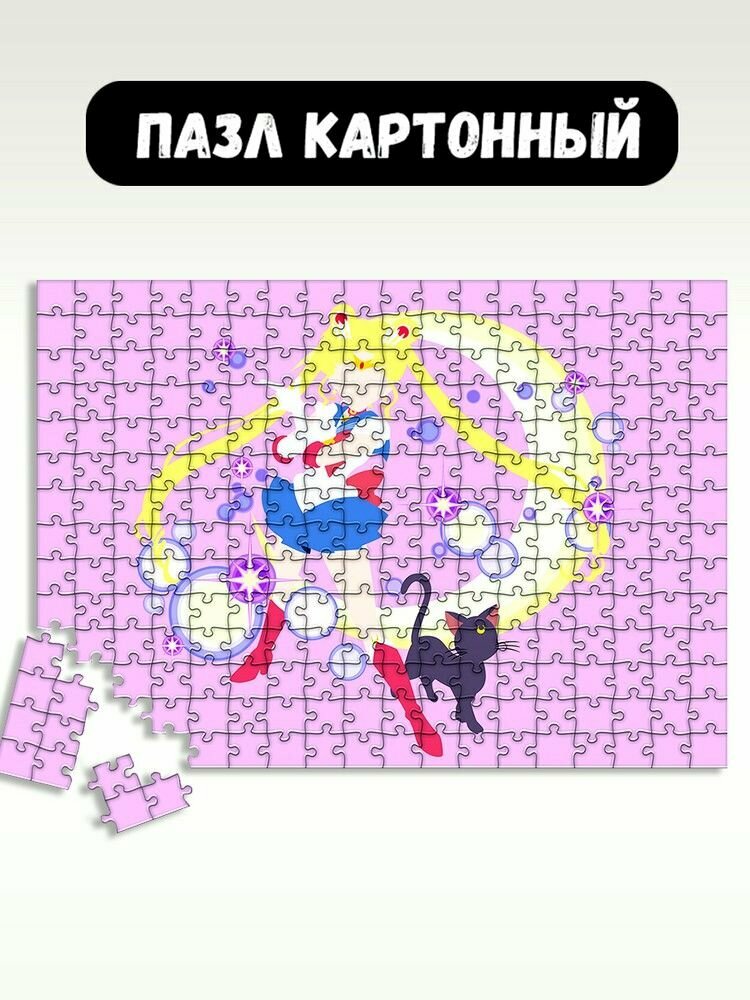 Пазл картонный А3: аниме сейлор мун - 18071