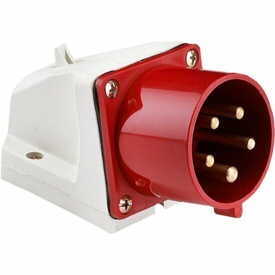 Вилка стационарная Ekf 525 32А 3P+PE+N 380В IP44, ps-525-32-380