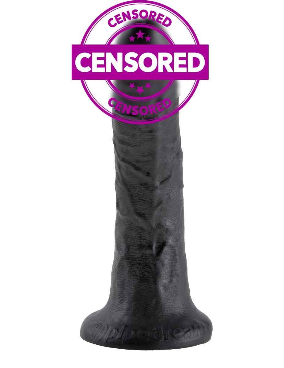 Фаллоимитатор Pipedream King Cock, на присоске, черный, ПВХ, 20x4.2x4 см