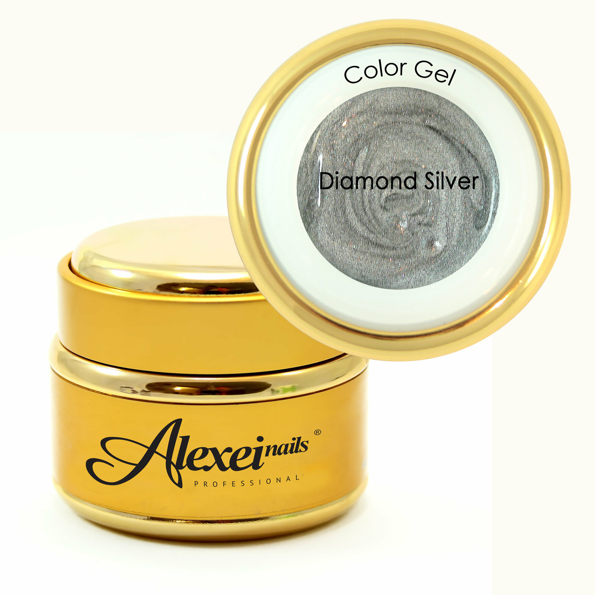 Гель-краска Alexei Nails, 58 цветов, серебряный цвет, гипоаллергенная