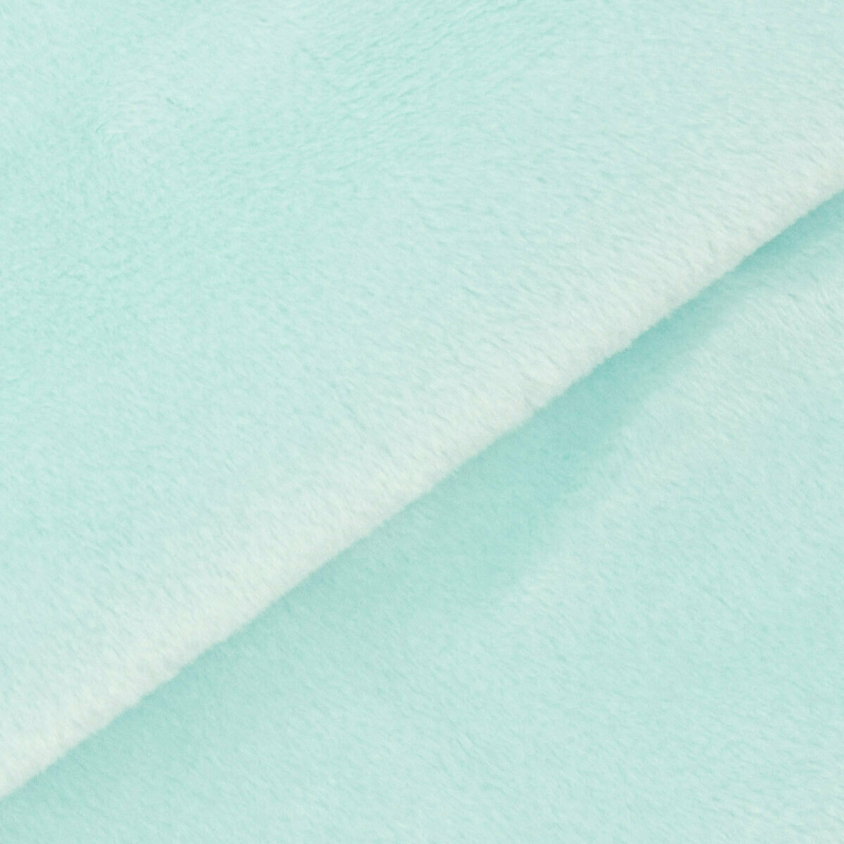 Ткань для игрушек, плюш "PEPPY" PEV, 48x48см, 273г/кв. м, 100% полиэстер 26 св. бирюзовый/lt. turquoise