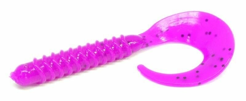 Силиконовая приманка Твистер Tail Grub 7.6 см (10шт) цвет: Слива/Sliva