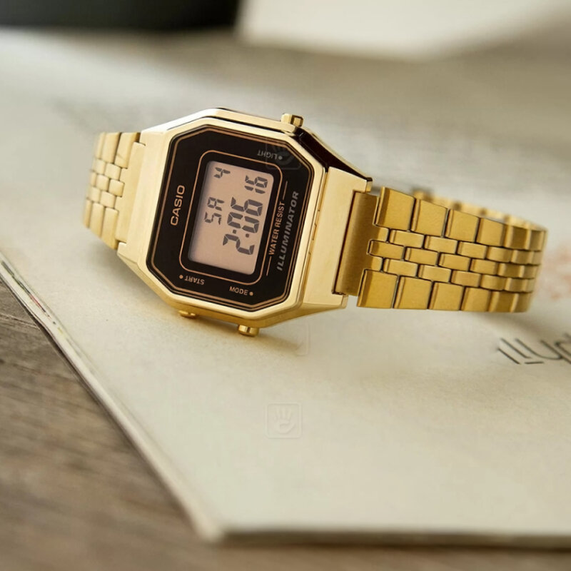 Наручные часы CASIO Collection, gold/black — фото 1