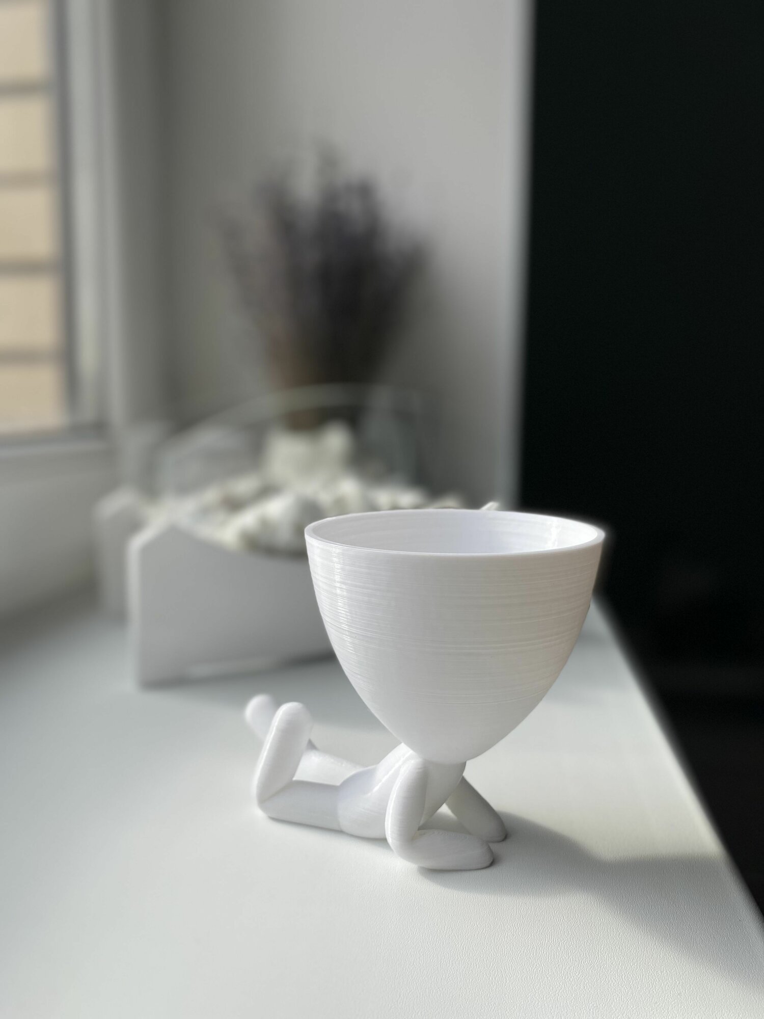 Декоративное кашпо - человечек