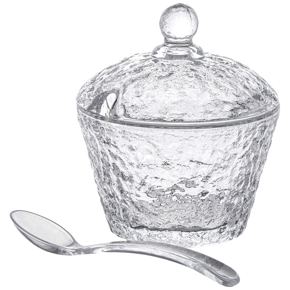 Сахарница n'ice с пластик. ложкой 250 мл 10*11,2 см KSG-691-104