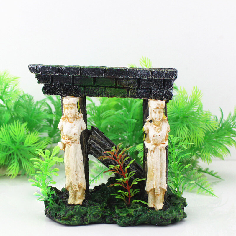 Аквариумный декоративный грот Римские развалины Статуи С