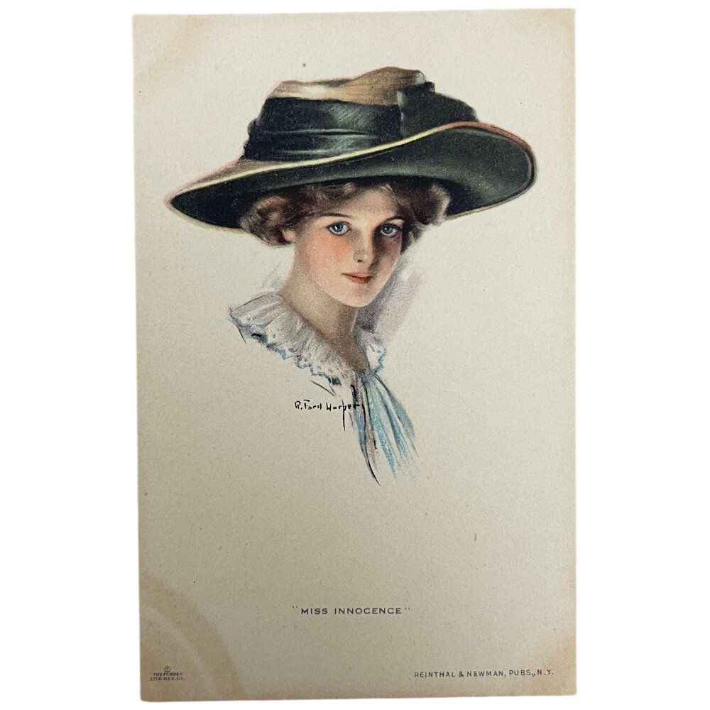 Почтовая открытка "Рут Форд Харпер. Мисс невинность" 1910-1928 гг. США
