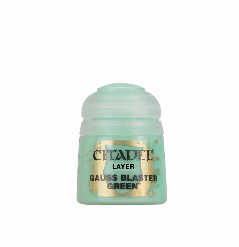 Аксессуар для Warhammer Games Workshop Краска Слой: гаусс бластер зелёный (12мл)(LAYER: GAUSS BLASTER GREEN (12ML)