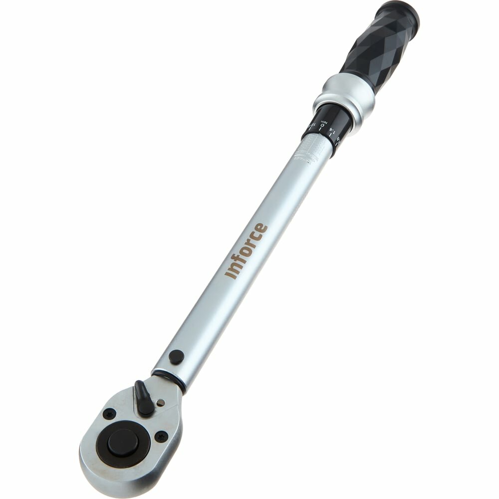 Динамометрический ключ 1/2" 28-210 Нм Inforce, Длина 470мм, Сталь Cr-V, Профессиональный, 06-05-106