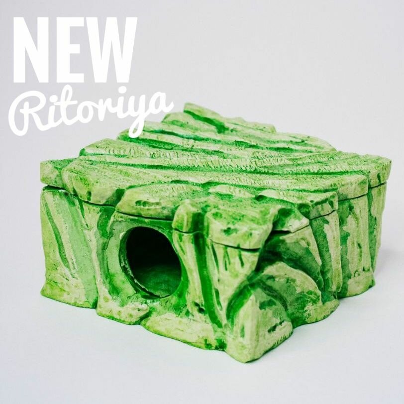 Влажная камера "Рельеф" 13х13х7 см New Ritoriya, салатовый