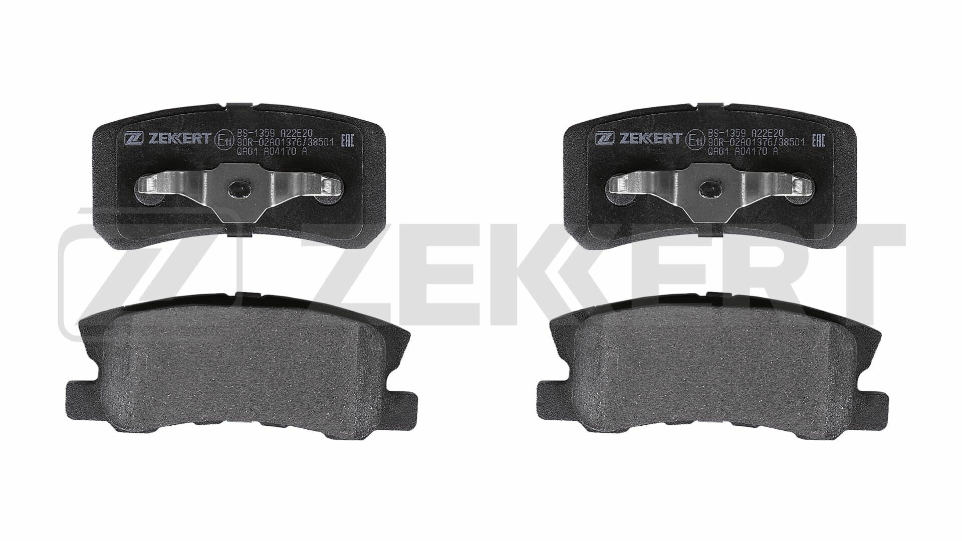 Колодки торм, диск, задн, Mitsubishi Lancer X 08-, Outlander II 06-, Pajero III, IV 00-, Peugeot 4007 07-