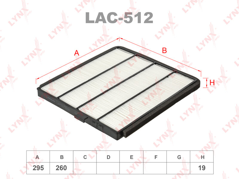 LYNXauto Фильтр салона HONDA Odyssey/Pilot/Shuttle 94-02