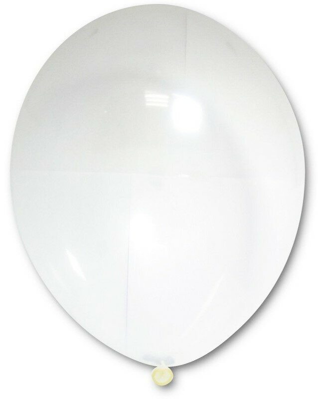 Шар латексный ненадутый В 85/038 Кристалл Экстра Clear 28 см (50 в уп)