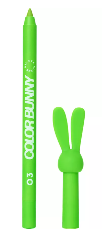 Карандаш гелевый для глаз Love Generation Color Bunny, тон 03 зеленый, 1,3 г