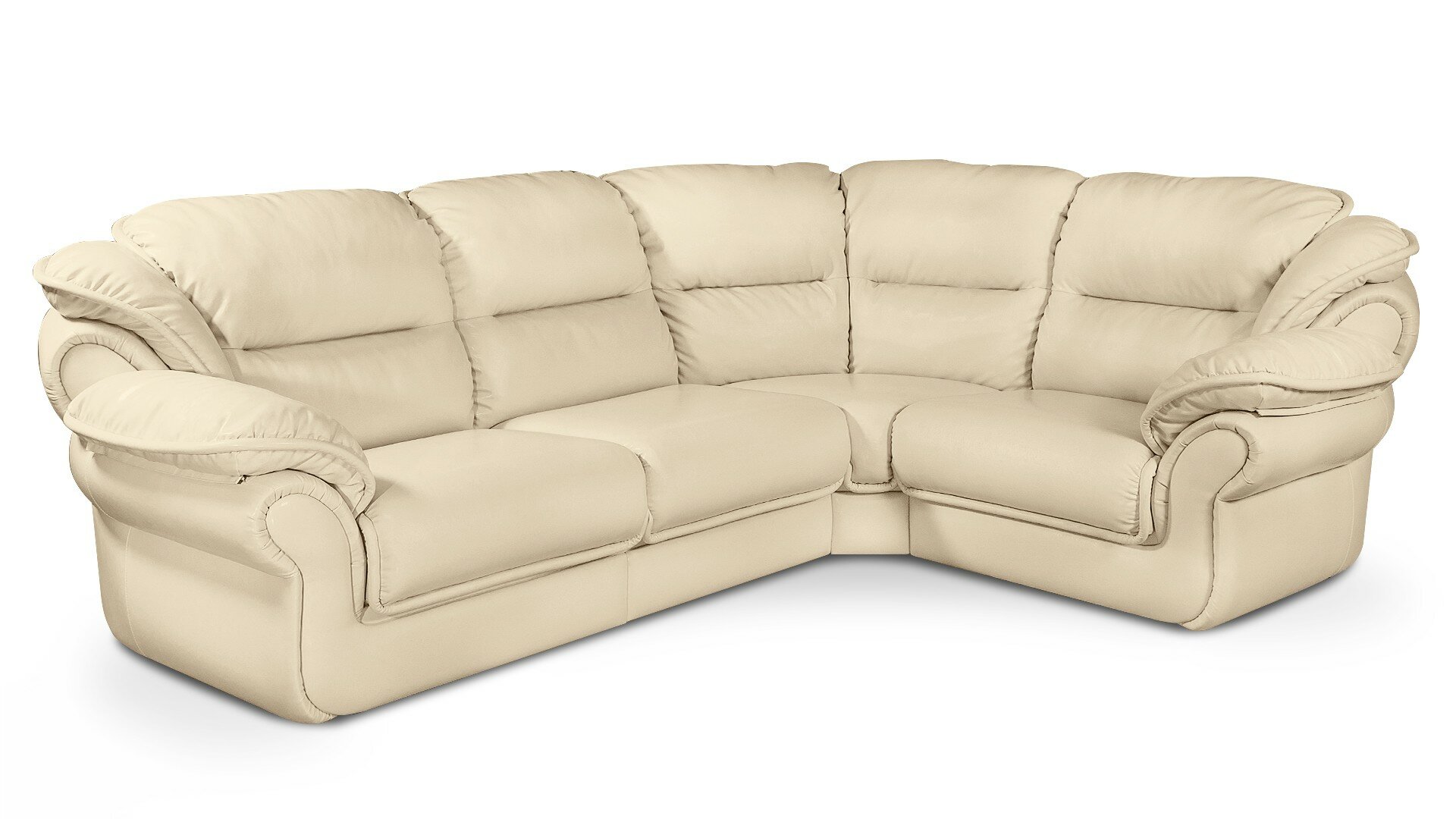 Угловой диван Адажио Madras 22 NEW 302x221x103 см, бежевый , нераскладной GOODFORM