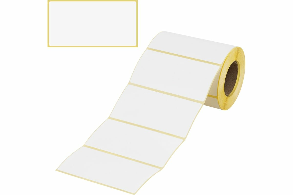 Этикетка термотрансферная офисмаг Полуглянец 100x50 мм 500 этикеток в ролике 111978