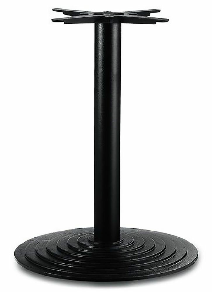 Подстолье 1247EM STOOL MARKET черный, круглая столешница, круглое основание