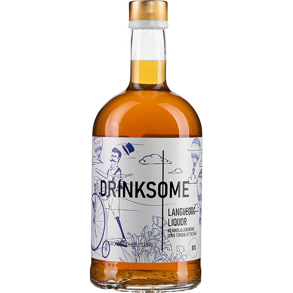 Напиток безалкогольный Лангедок ликер на ароматизаторах негазированный стекло 0, 7л