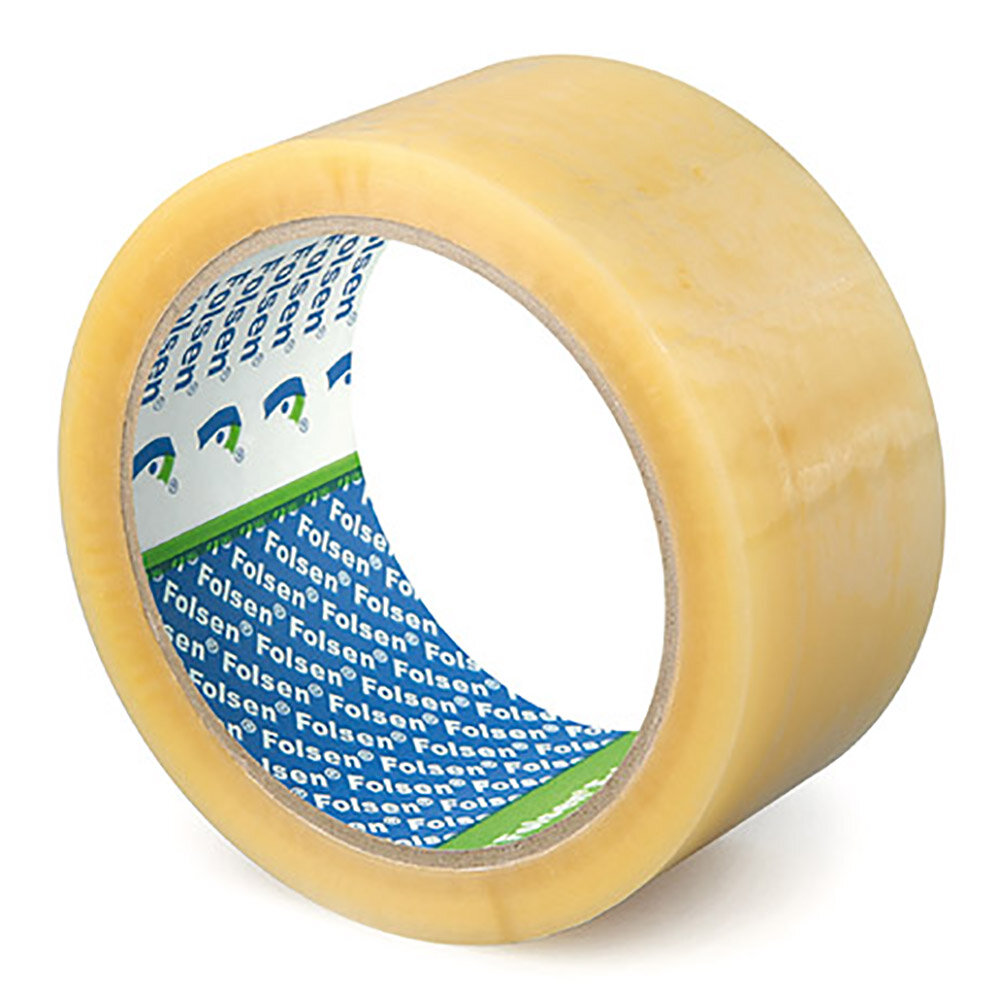 Лента упаковочная Folsen Хот-Мелт 48 мм х 66 м сильная