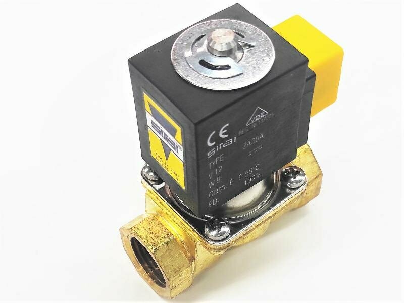 Электроклапан 12V G1/2*12 слива парогенератора Альбатрос