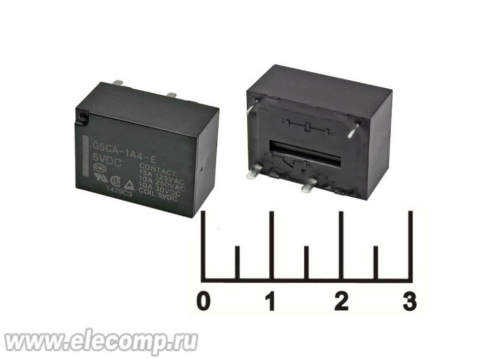 Реле =5V G5CA-1A4-E OMR