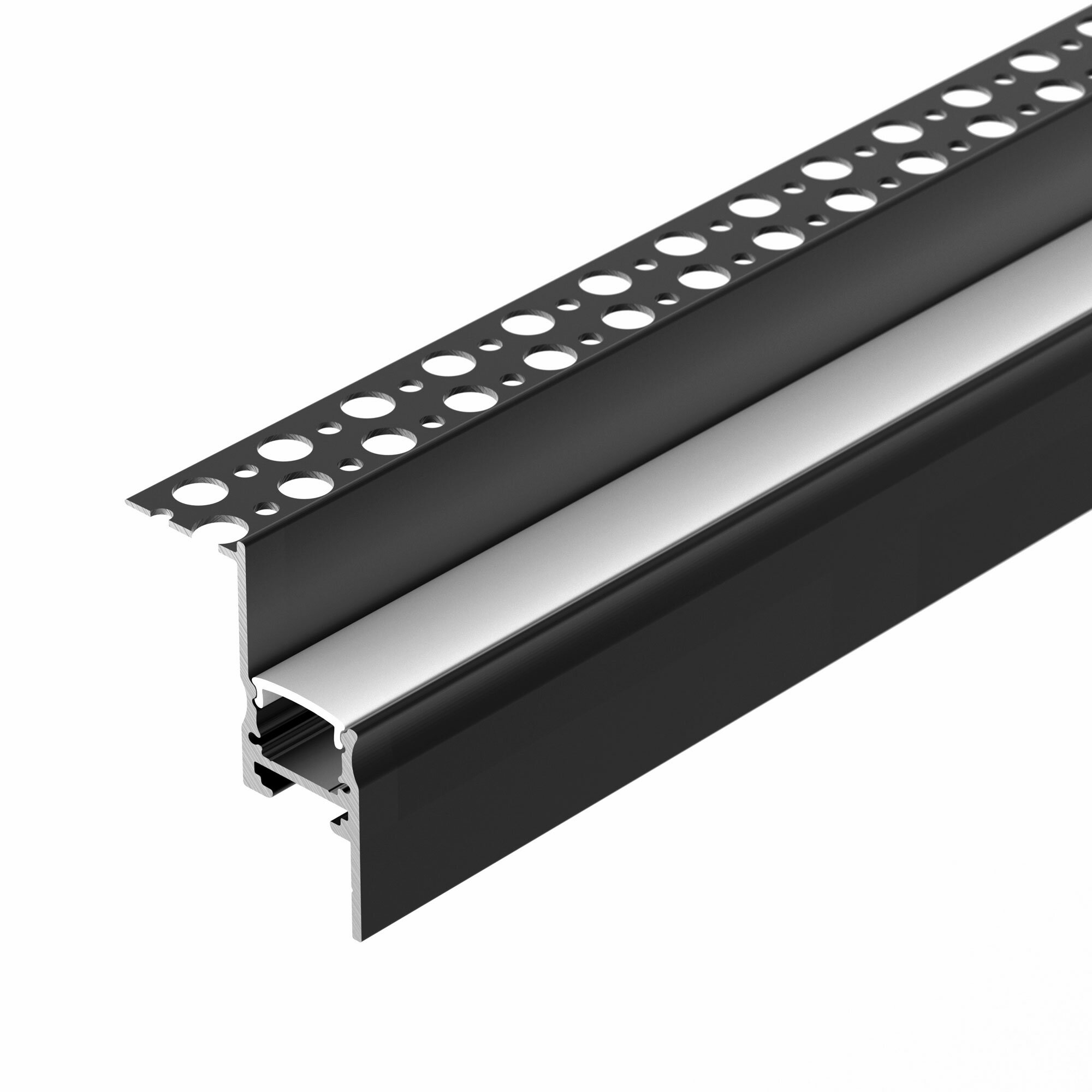 Профиль для светодиодной ленты Arlight Профиль ARH-СEIL-S14-SHADOW-2000 BLACK (Arlight, Алюминий), 2м