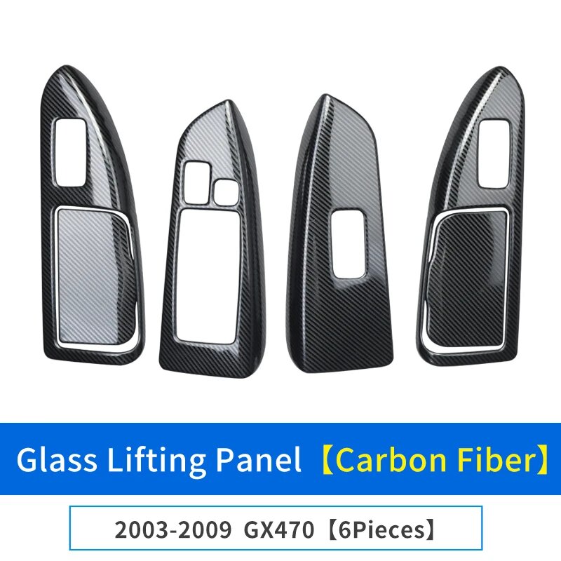 Для 2003-2009 Lexus GX 470 GX470 2008 2007 2006 2005 2004 панель управления внутренней Carbon Fiber