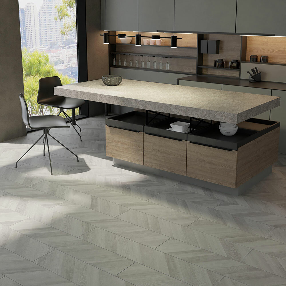 Ламинат Egger Large 8/33 WV4, 243F4CR Дуб Кестинкорт Пепел (правый замок)